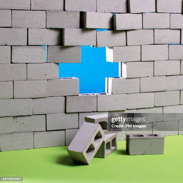 Cinder Block Wall Fotografías E Imágenes De Stock Getty Images