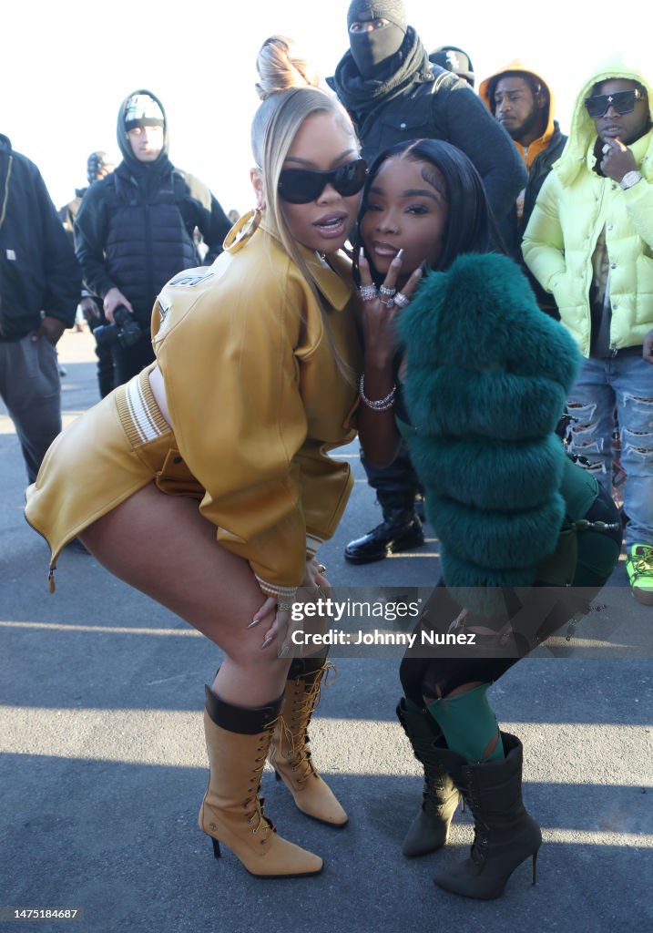 Big Latto And Lola Brooke During Dont Play With It Remix Video
