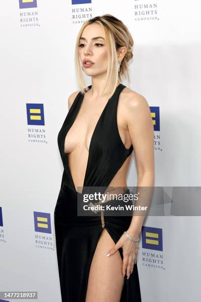 Ava Max Attends Human Rights Campaigns 2023 Los Angeles Dinner At Jw News Photo Getty Images