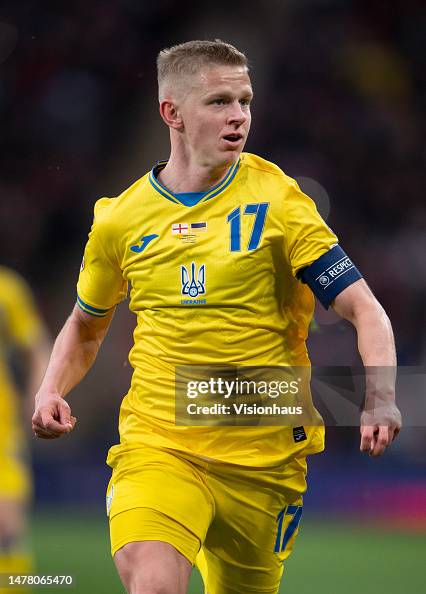 Oleksandr Zinchenko Of Ukraine During The Uefa Euro 2024 Qualifying
