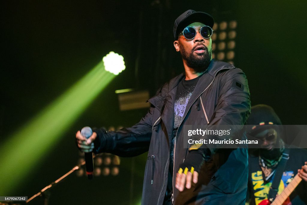 Rapper Rza Of Wu Tang Clan Performs Live On Stage At Espaco Unimed On