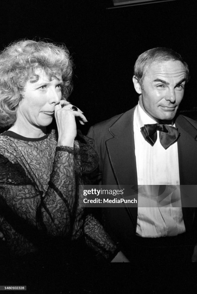 Barbara Babcock And John Saxon At The 33rd Emmy Awards At The News Photo Getty Images