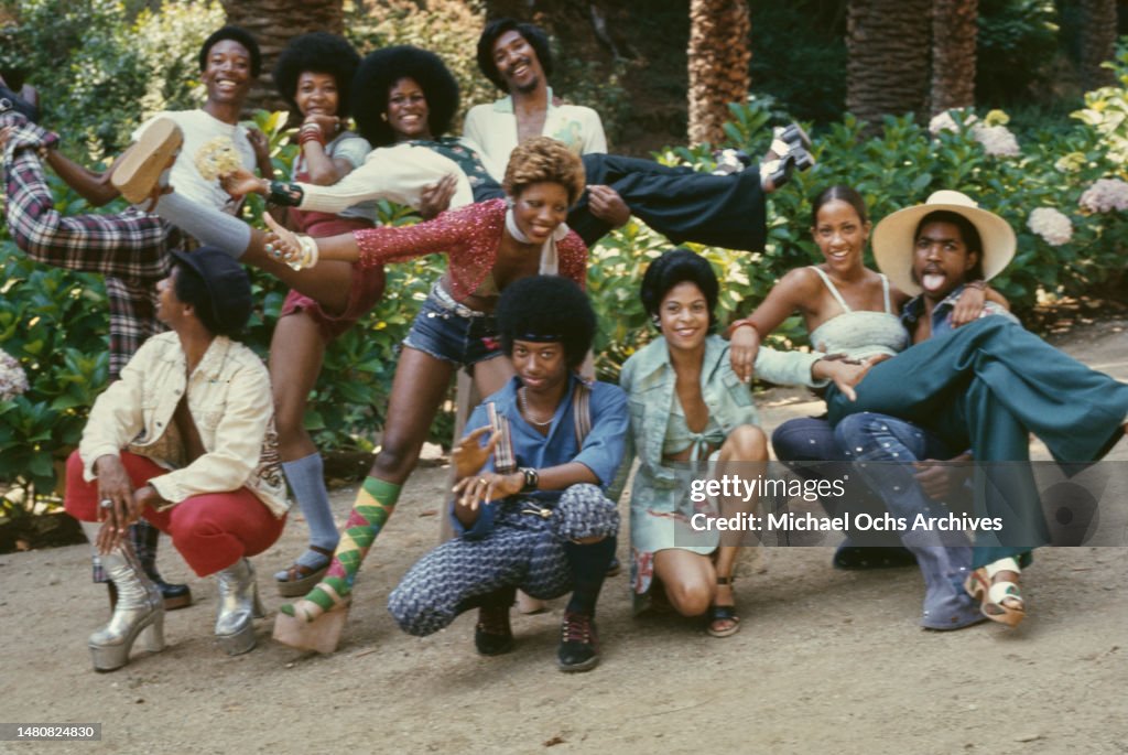 Soul Train Dancer James Phillips Among Dancers During A Fashion