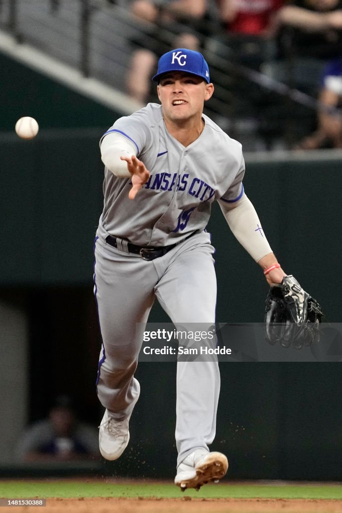 Michael Massey Of The Kansas City Royals Tosses The Ball To Second News Photo Getty Images