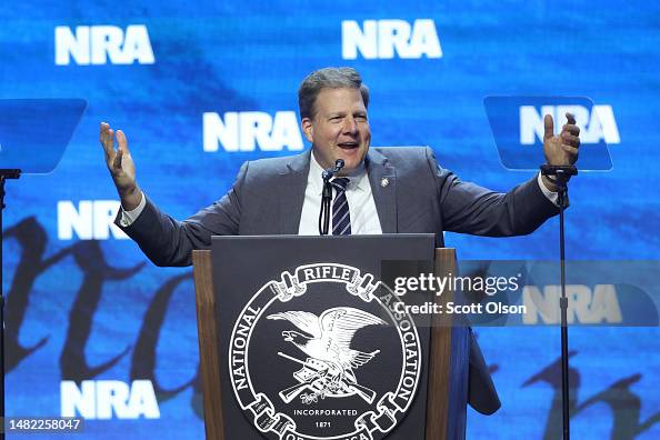 New Hampshire Governor Chris Sununu speaks to guests at the 2023 ... New Hampshire Governor Chris Sununu speaks to guests at the 2023 ...