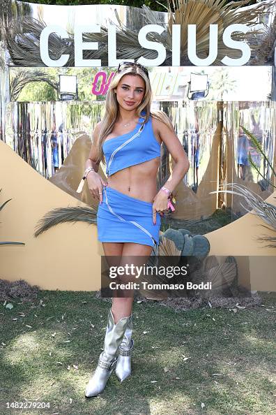 Georgia Hassarati Attends The Celsius Oasis Vibe House On April 14 News Photo Getty Images