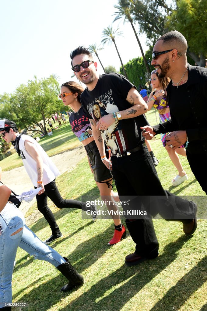 G Eazy Attends The Celsius Oasis Vibe House On April 14 2023 In