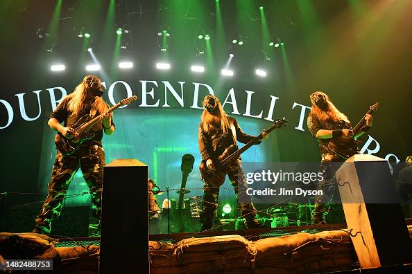 Tommy Johansson Pär Sundström And Chris Rörland Of Swedish Heavy