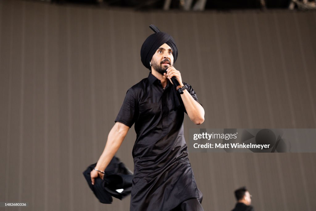 Diljit Dosanjh Performs At The Sahara Tent During The 2023 Coachella