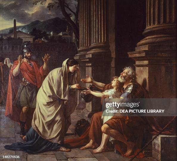 Belisarius begging for alms by Jacques-Louis David . ; Lilla, Musée ... Belisarius begging for alms by Jacques-Louis David . ; Lilla, Musée ...