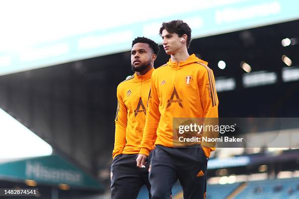 Weston Mckennie Of Leeds United Arrives Prior To The Premier League
