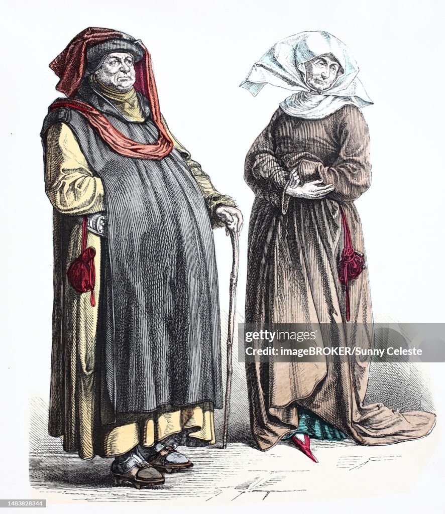 Folk Traditional Costume Clothing History Of Costumes German Patricians ... Folk Traditional Costume Clothing History Of Costumes German Patricians ...