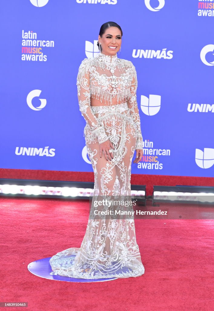 Galilea Montijo Attends The 2023 Latin American Music Awards At Mgm