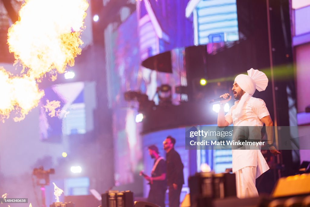 Diljit Dosanjh Performs At The Sahara Tent During The 2023 Coachella