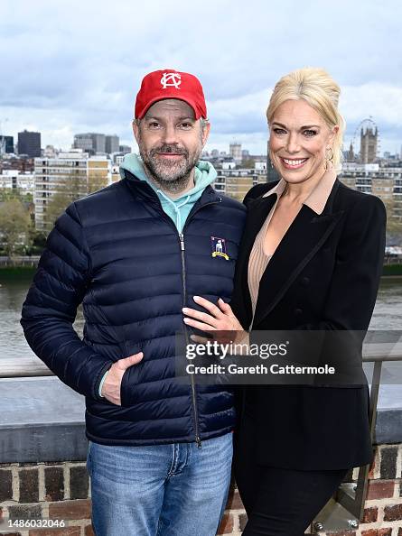 Jason Sudeikis And Hannah Waddingham During The Photocall For Ted