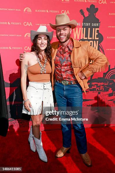 Taylor Grace and Charley Crockett attend the Taylor Grace and Charley Crockett attend the