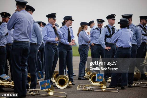 Royal Air Force Regiment Band Photos And Premium High Res Pictures Getty Images
