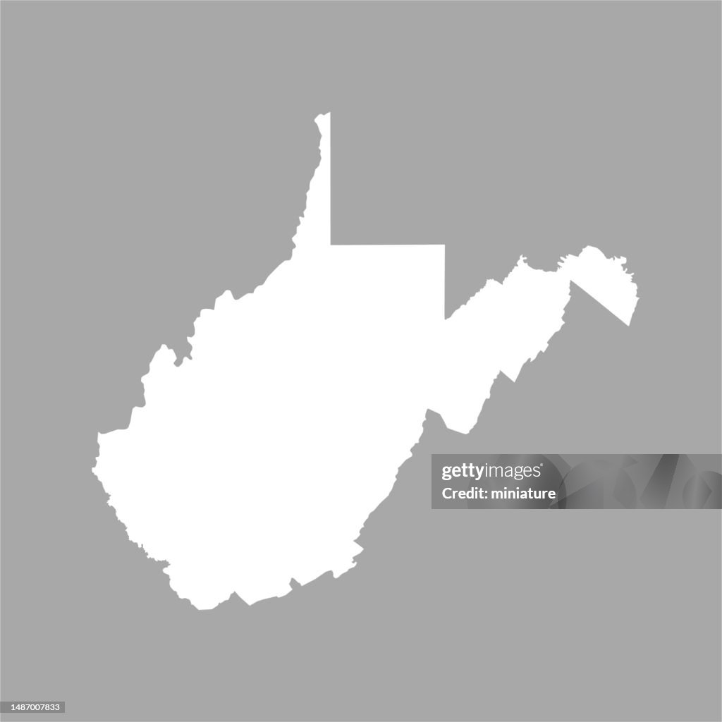 West Virginia Map High Res Vector Graphic Getty Images