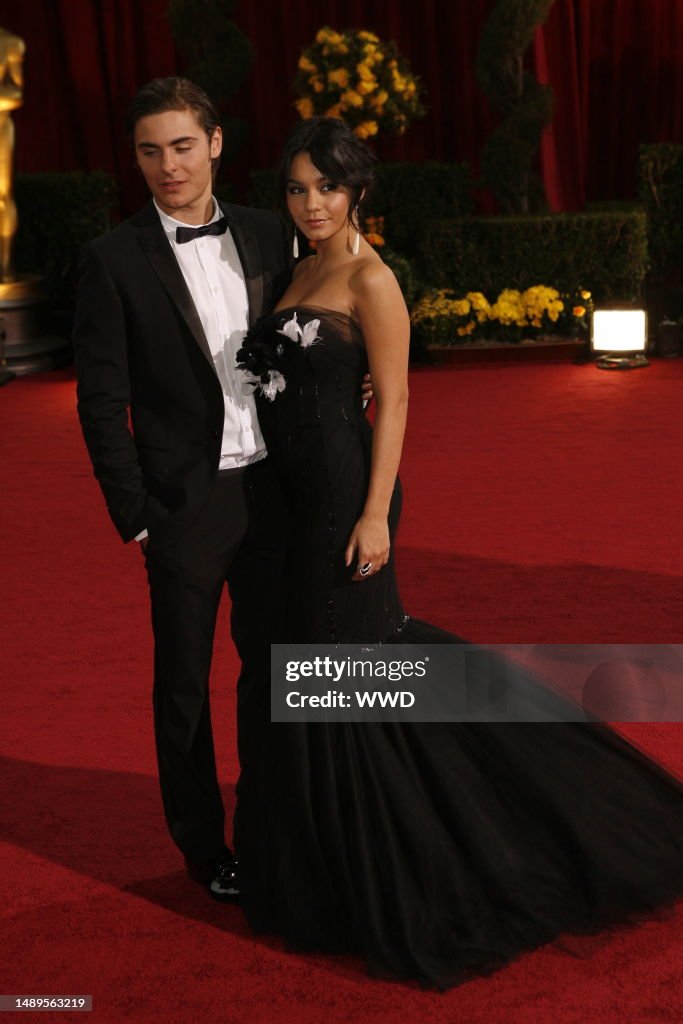 Zac Efron And Vanessa Hudgens Attend The 81st Annual Academy Awards