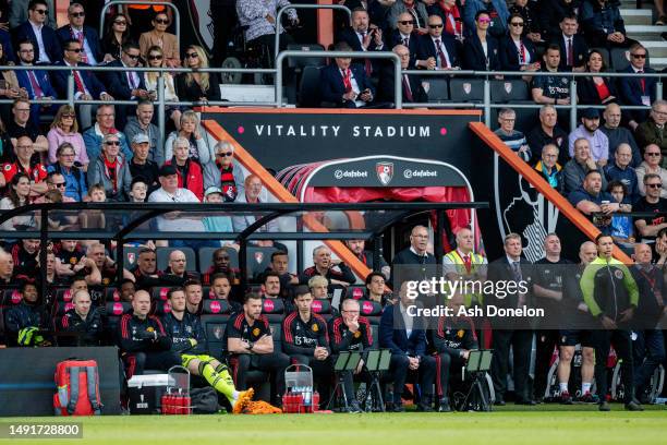 Manchester United Dug Out Photos And Premium High Res Pictures Getty