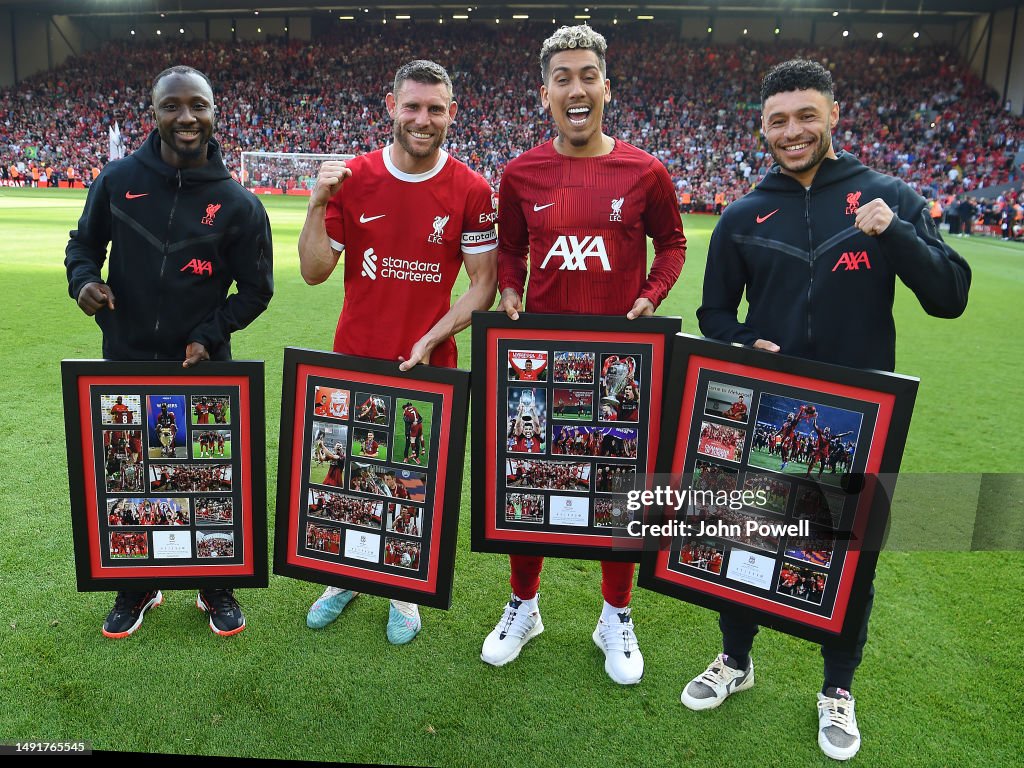 Naby Keita James Milner Roberto Firmino And Alex Oxlade Chamberlain
