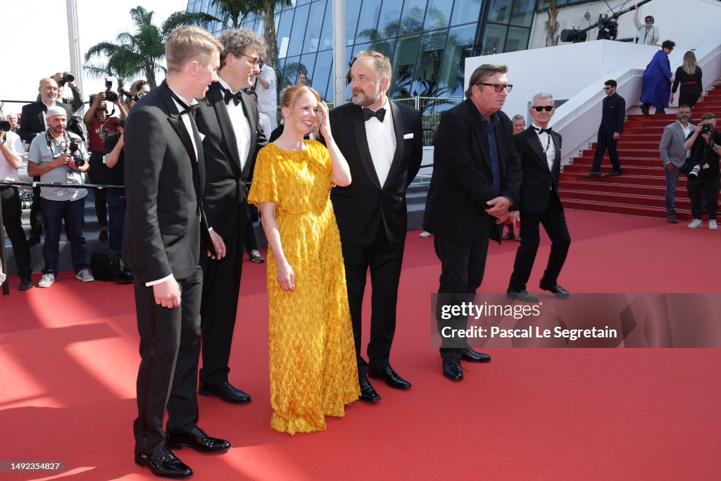 Jussi Vatanen, Mark Lwoff, Alma Pöysti, Misha Jaari and Director Aki ... Jussi Vatanen, Mark Lwoff, Alma Pöysti, Misha Jaari and Director Aki ...