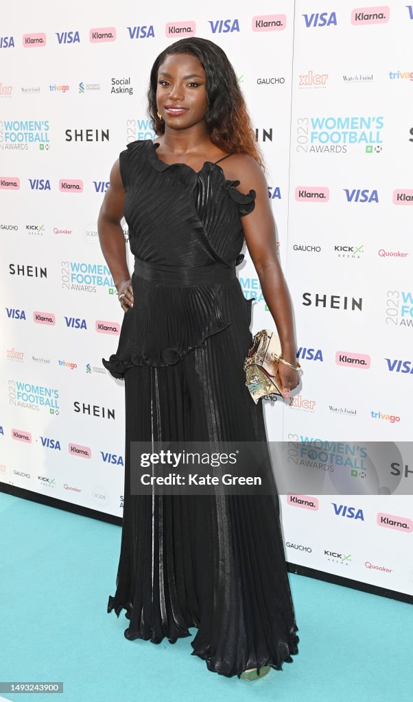 Eni Aluko Attends The Womens Football Awards 2023 At Nobu Hotel On