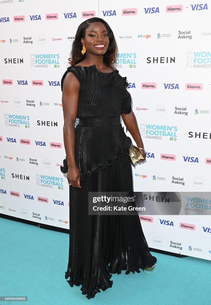Eni Aluko Attends The Womens Football Awards 2023 At Nobu Hotel On