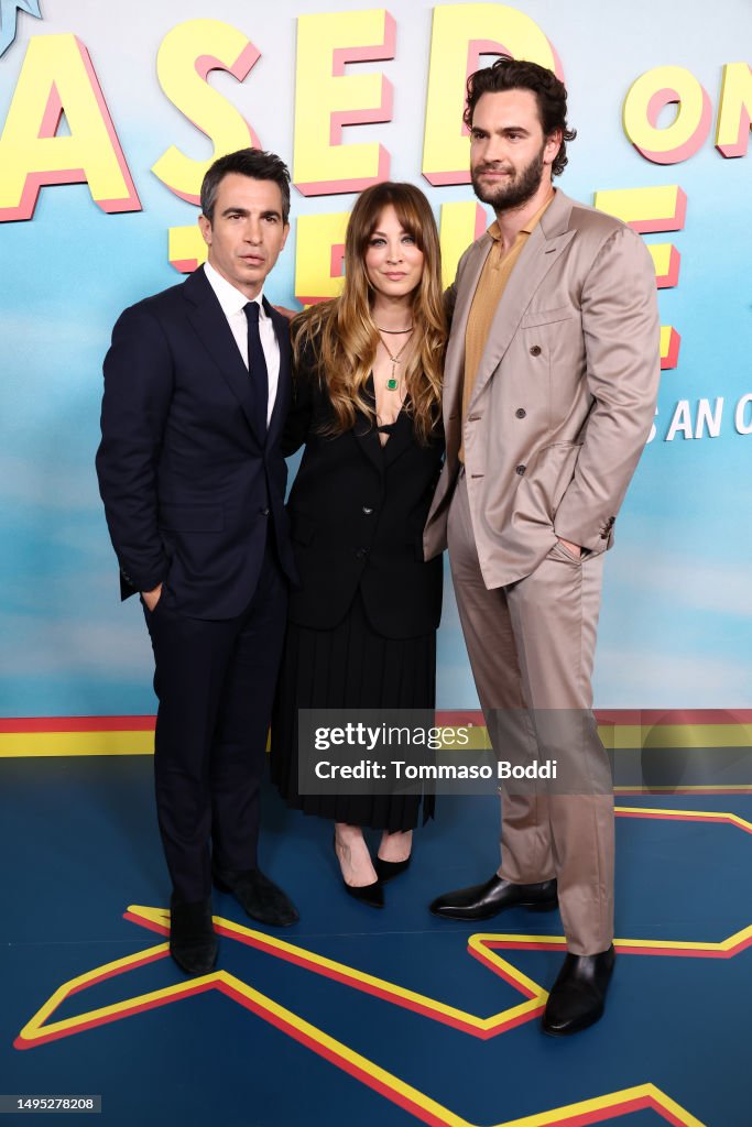 Chris Messina Kaley Cuoco And Tom Bateman Attend The Premiere For