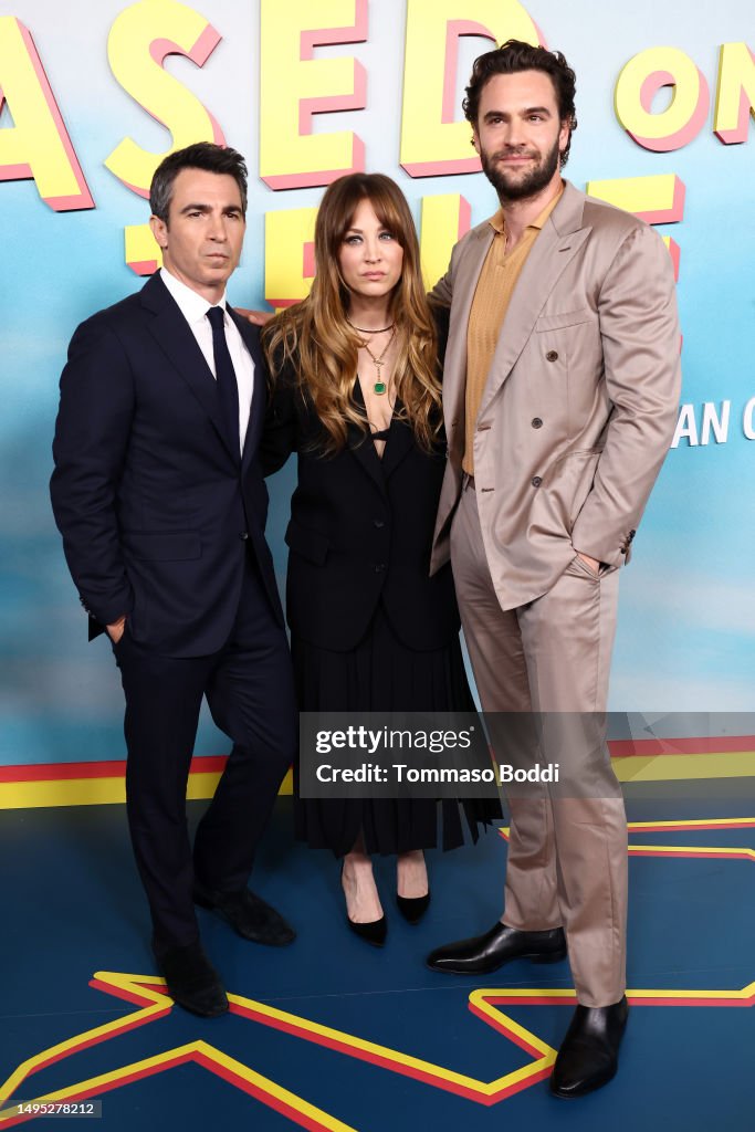 Chris Messina Kaley Cuoco And Tom Bateman Attend The Premiere For