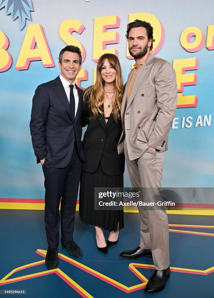 Chris Messina Kaley Cuoco And Tom Bateman Attend The Premiere For