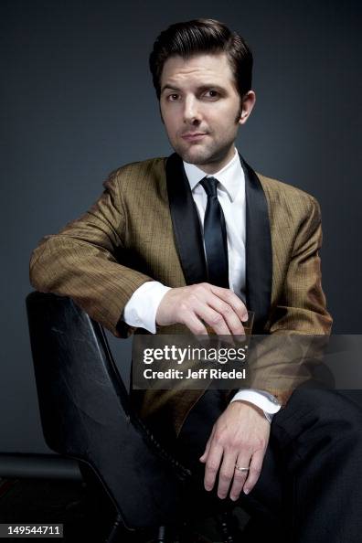 Actor Adam Scott Poses For People Magazine On November 4 2011 In Los