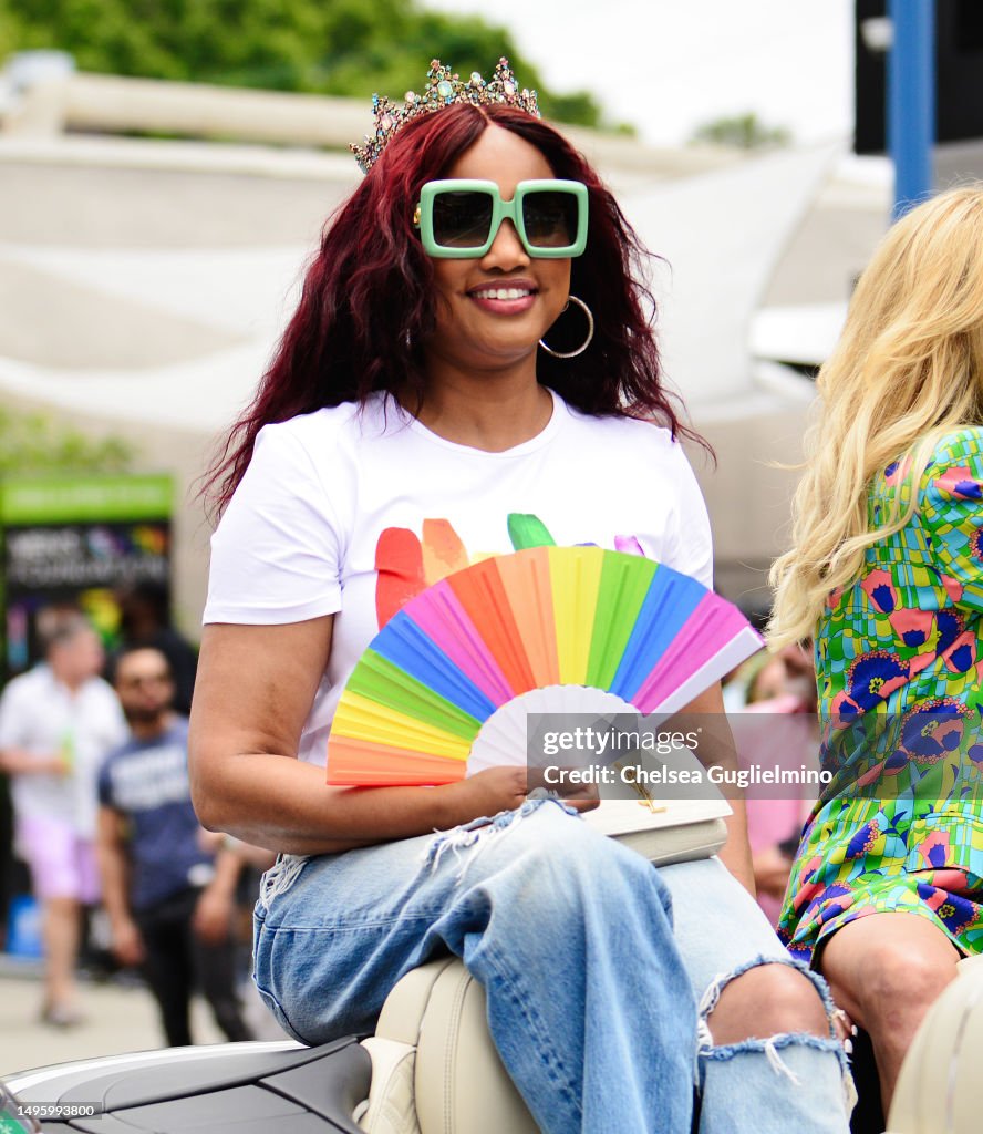 TV personality/actress Garcelle Beauvais attends the 2023 WeHo Pride ... TV personality/actress Garcelle Beauvais attends the 2023 WeHo Pride ...