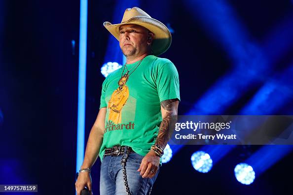 Jason Aldean Performs On Stage During Day Three Of Cma Fest 2023 At