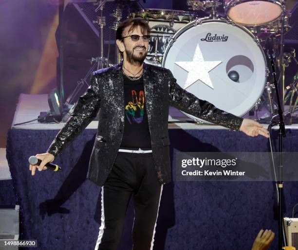 Ringo Starr His All Starr Band Performs At The Greek Theatre Photos And