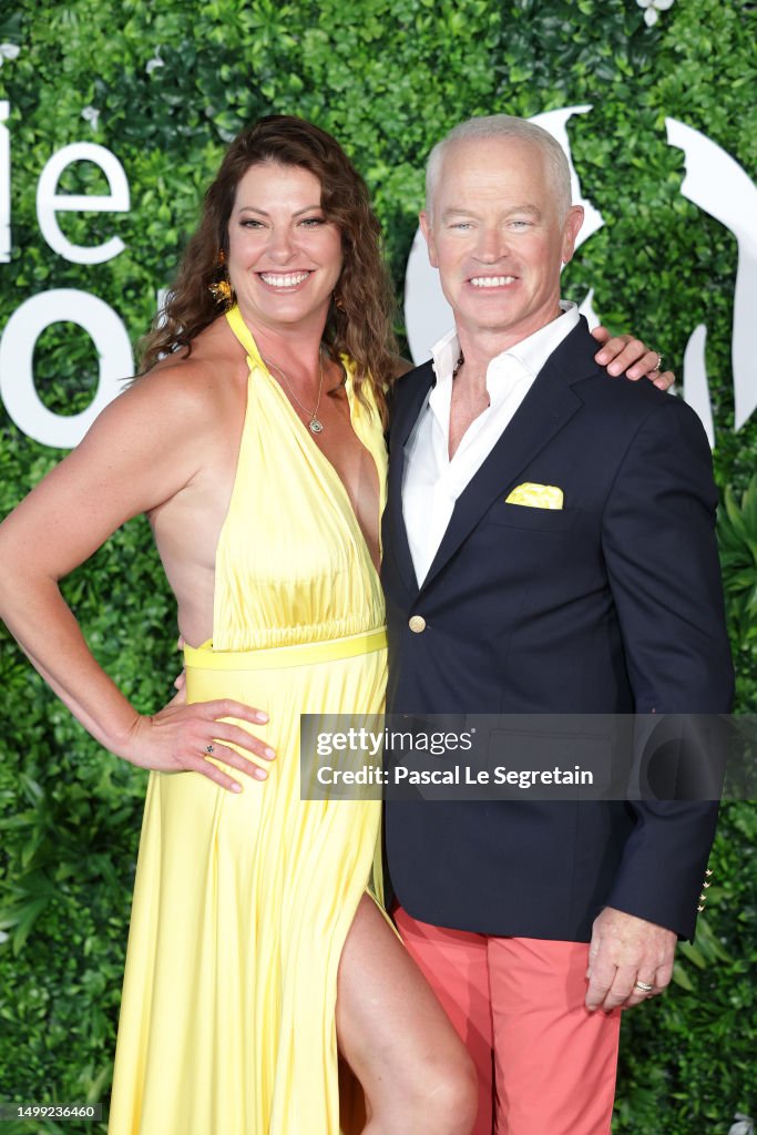 Neal Mcdonough And His Wife Ruve Mcdonough Attend The The Warrant
