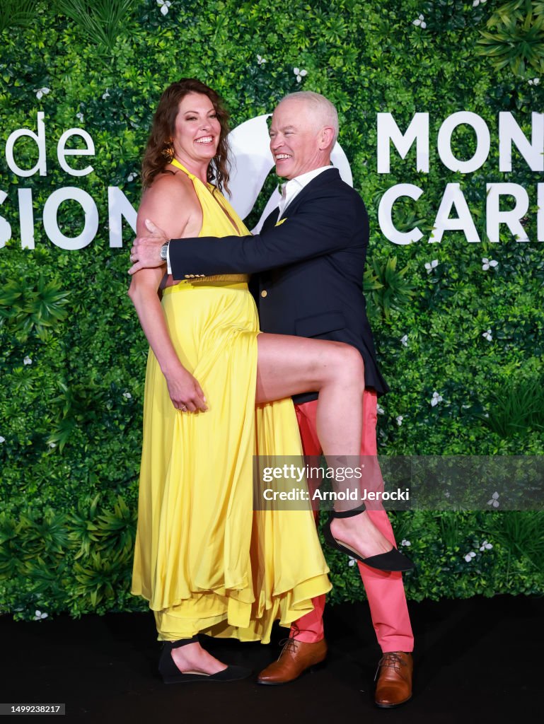 Neal Mcdonough And His Wife Ruve Mcdonough Attends The The Warrant