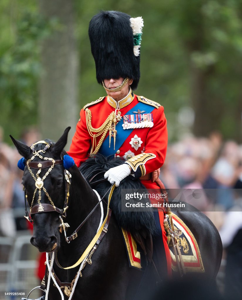King Charles Iii During Trooping The Colour On June 17 2023 In News