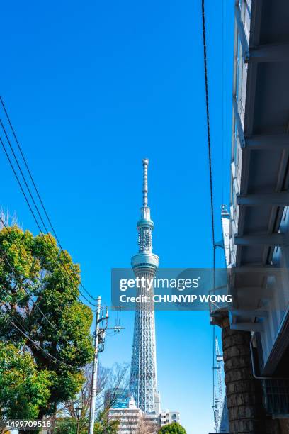 Railway Bridge and Tokyo Sky Tree, Sumida ku, Tokyo 이미지 (1499709518 ...