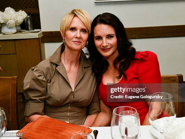 Cynthia Nixon And Kristin Davis Attend The Haute Living Dinner News