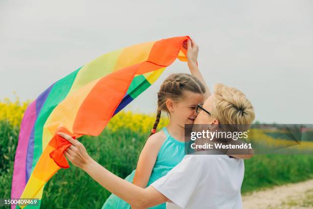 Lesbian Girls Kissing Mom Photos And Premium High Res Pictures Getty