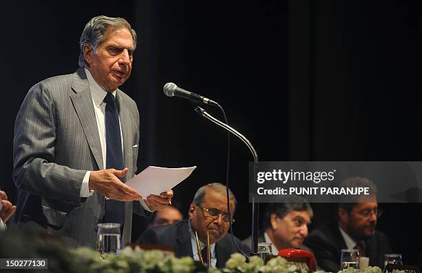 The Tata Group Ratan Tata Photos And Premium High Res Pictures Getty Images
