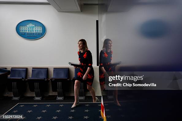 Principal Deputy Press Secretary Olivia Dalton Steps To The Podium