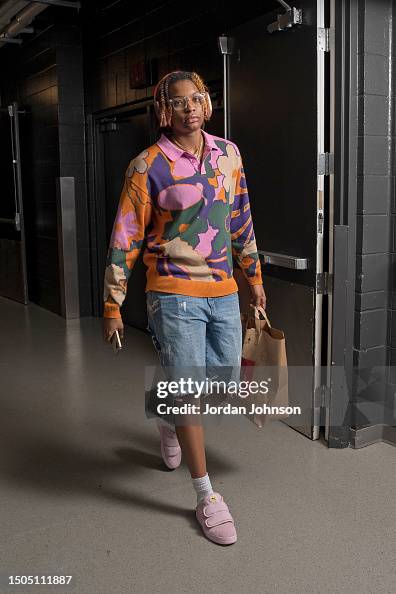 Nalyssa Smith Of The Indiana Fever Arrives To The Arena Before The News Photo Getty Images
