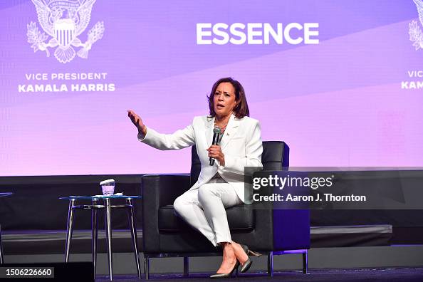 Kamala Harris Vice President Of The United States Speaks Onstage