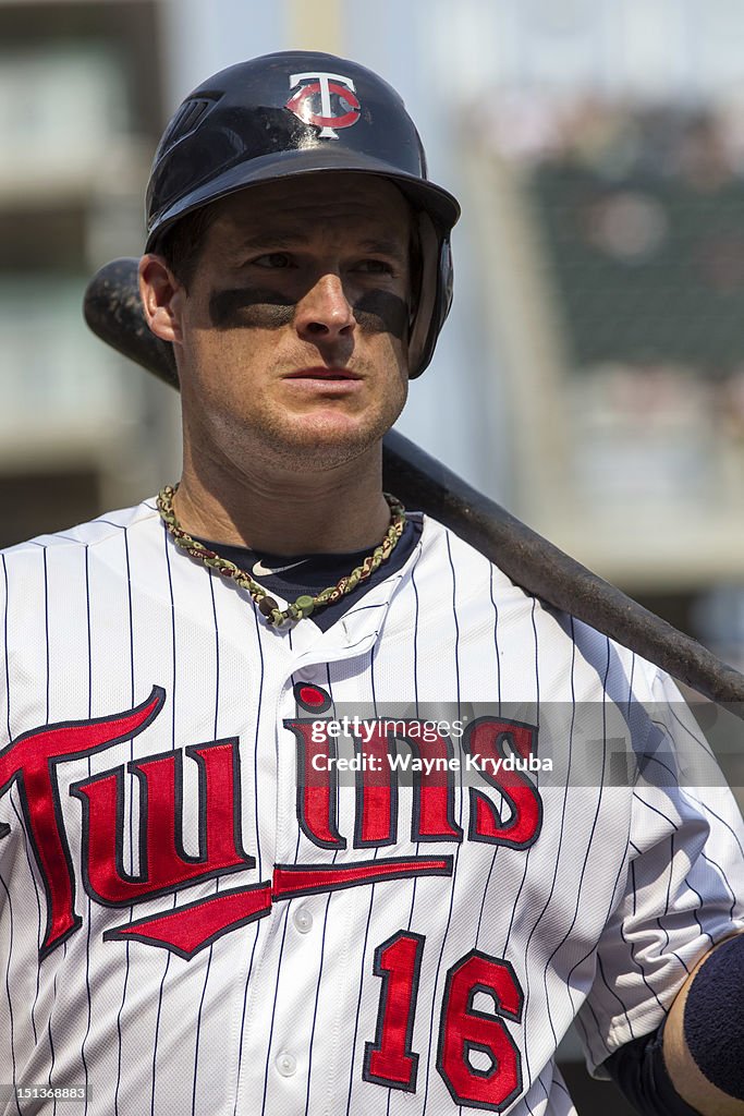 Josh Willingham Of The Minnesota Twins Heads To The Dugout During A
