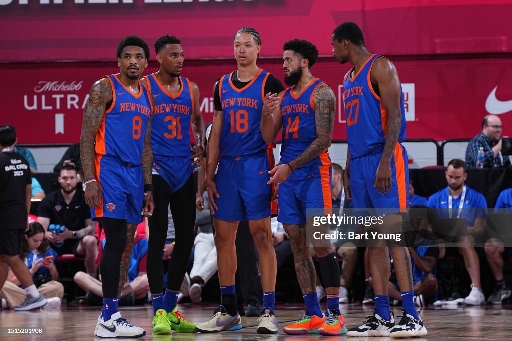 The New York Knicks Look On During The Game Against The Philadelphia News Photo Getty Images