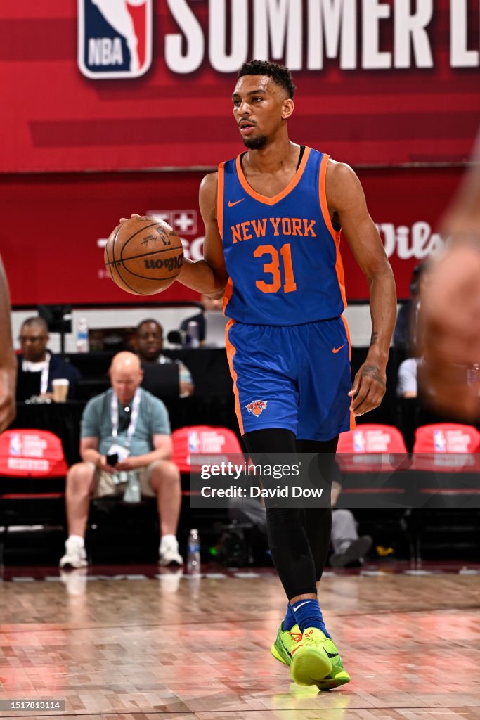 Charlie Brown Jr 31 Of The New York Knicks Handles The Ball During