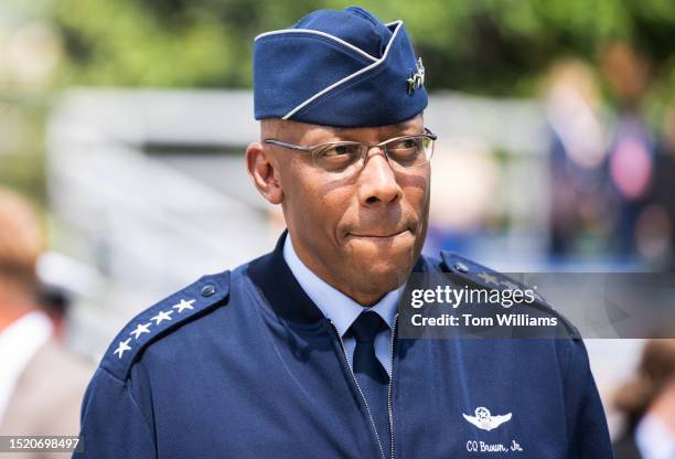 Charles Q Brown Jr Photos And Premium High Res Pictures Getty Images