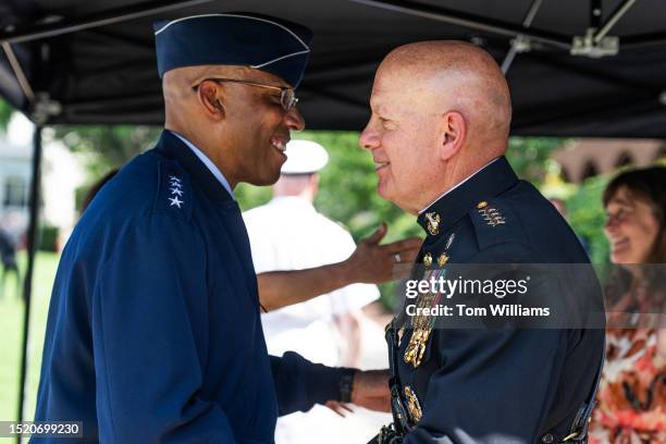 Charles Q Brown Jr Photos And Premium High Res Pictures Getty Images